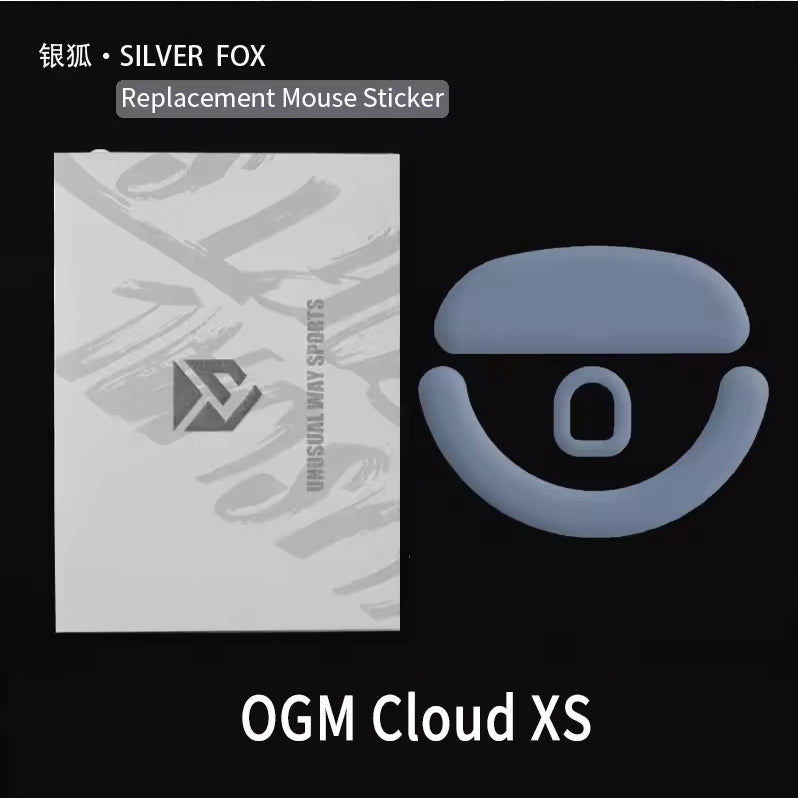 Silver Fox Mouse Skates for Waizowl OGM Cloud XS - Lethal Gaming Gear